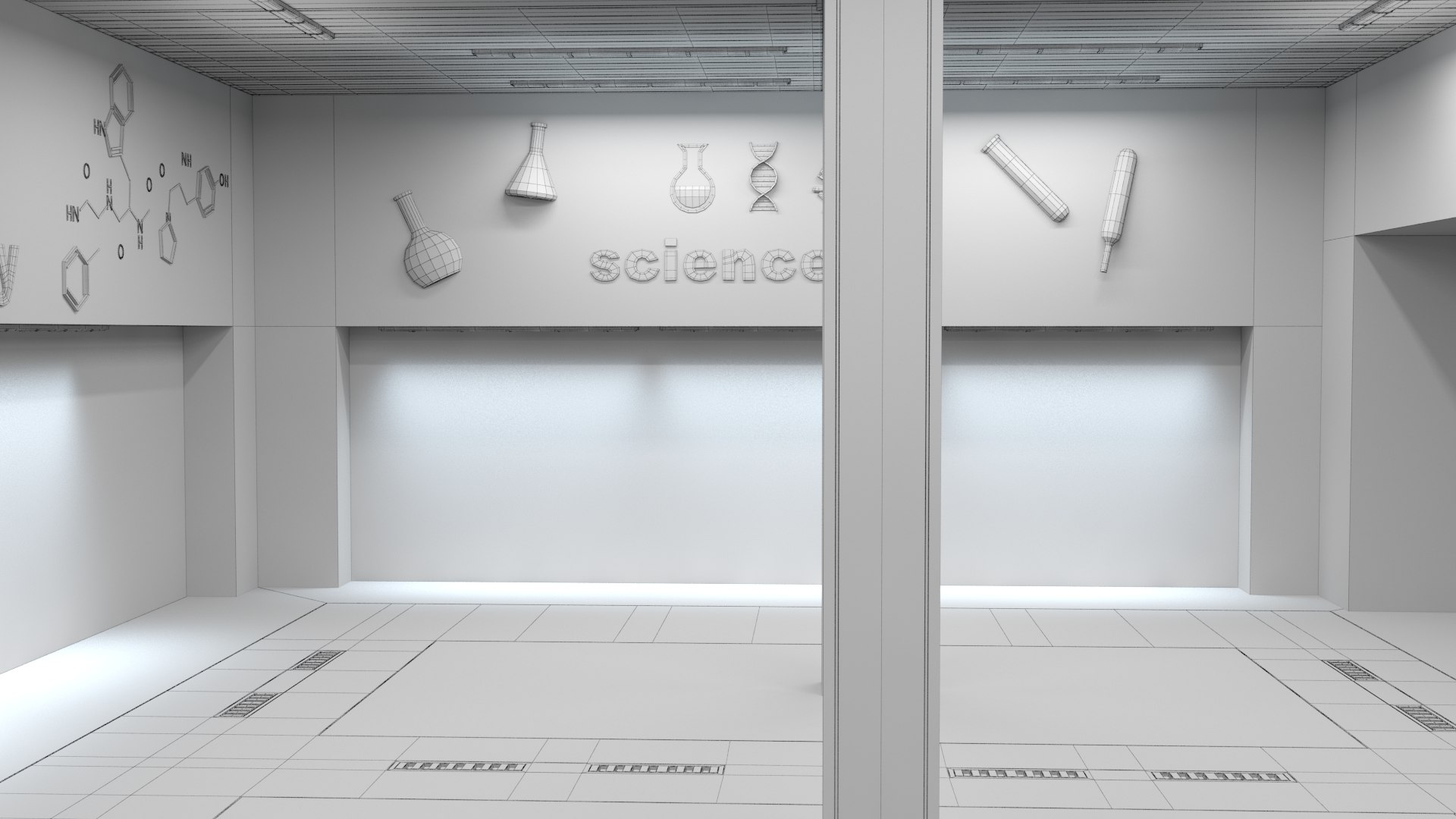 3D Model Scientific Laboratory Space - TurboSquid 1669152
