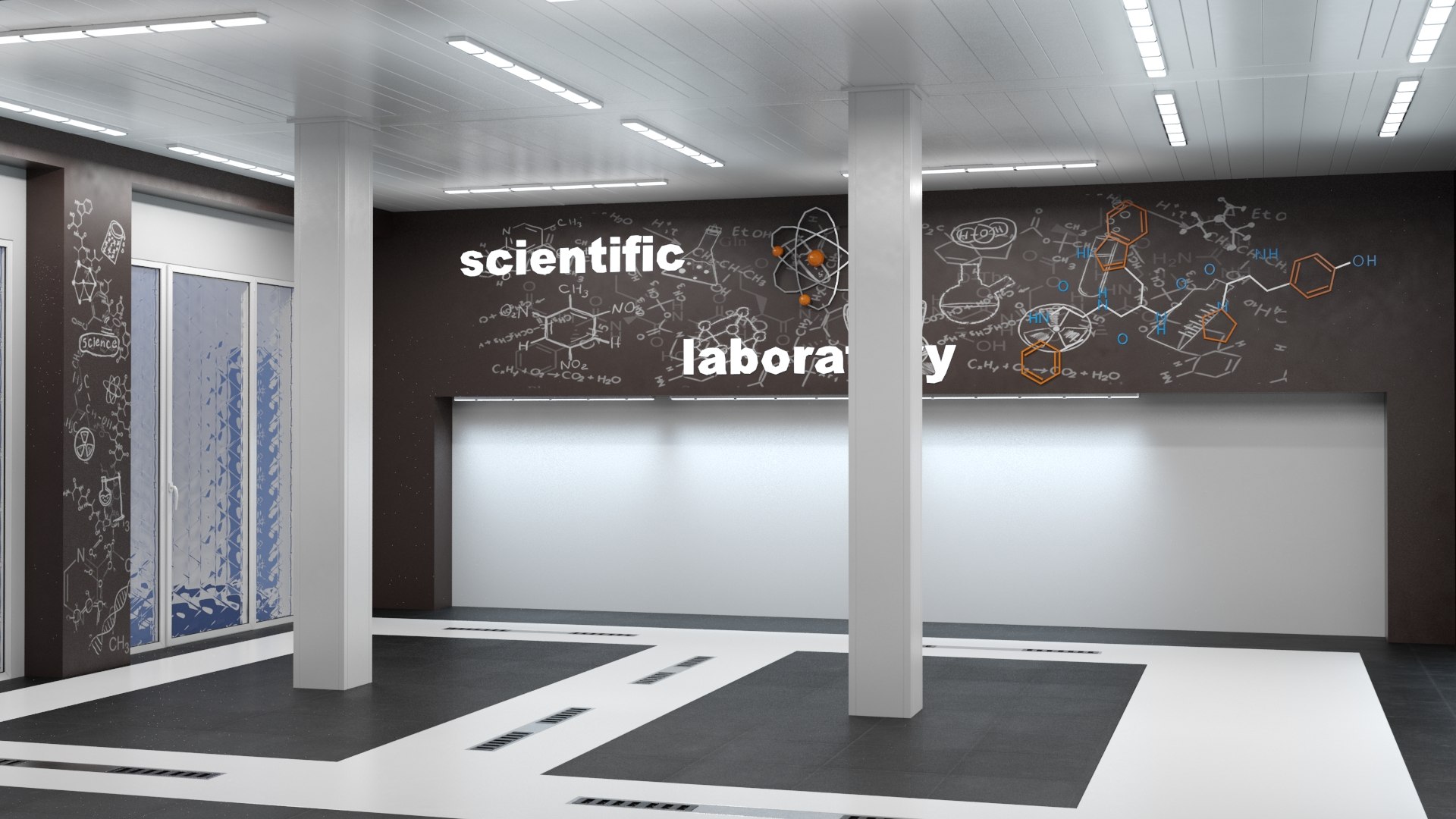 3D Model Scientific Laboratory Space - TurboSquid 1669152