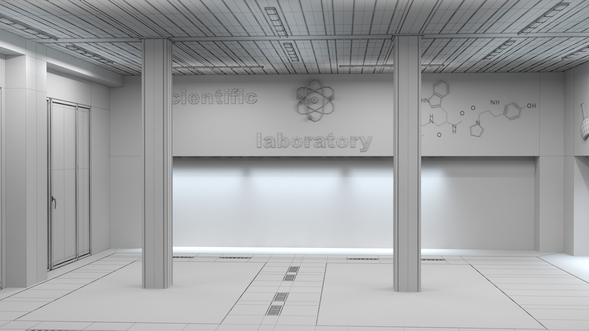 3D Model Scientific Laboratory Space - TurboSquid 1669152