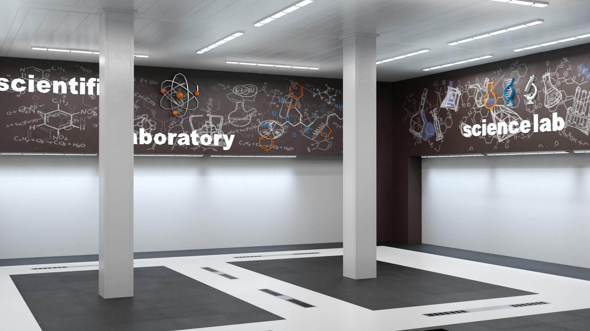 3D Model Scientific Laboratory Space - TurboSquid 1669152