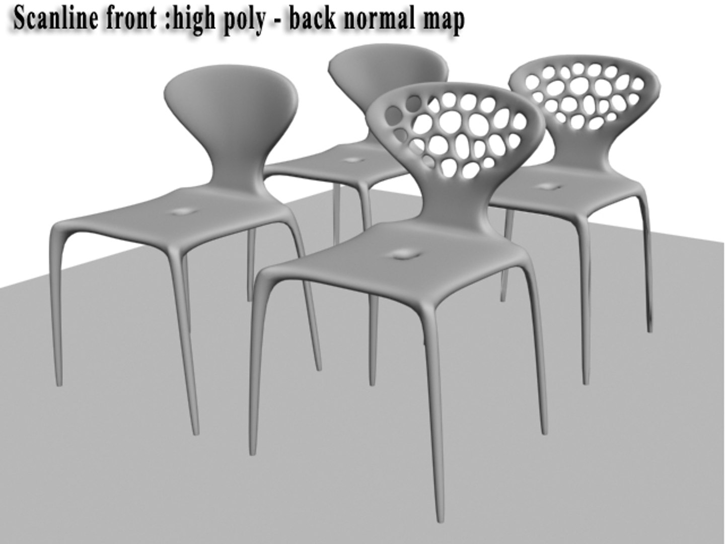 Supernatural Chairs 3d Model