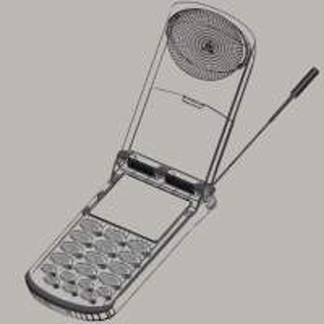3d Motorola Startac Phone Model