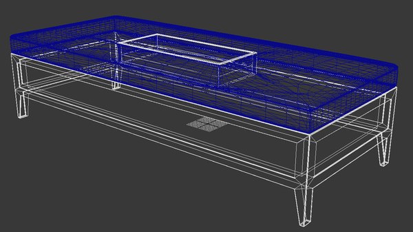 3d model of coffee table tray