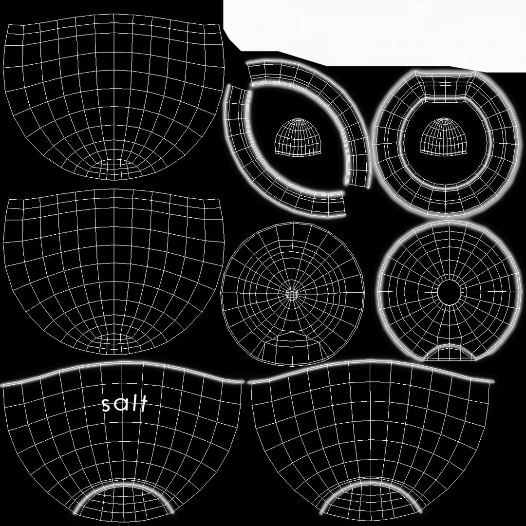 3D Salt Container Black - TurboSquid 1947892