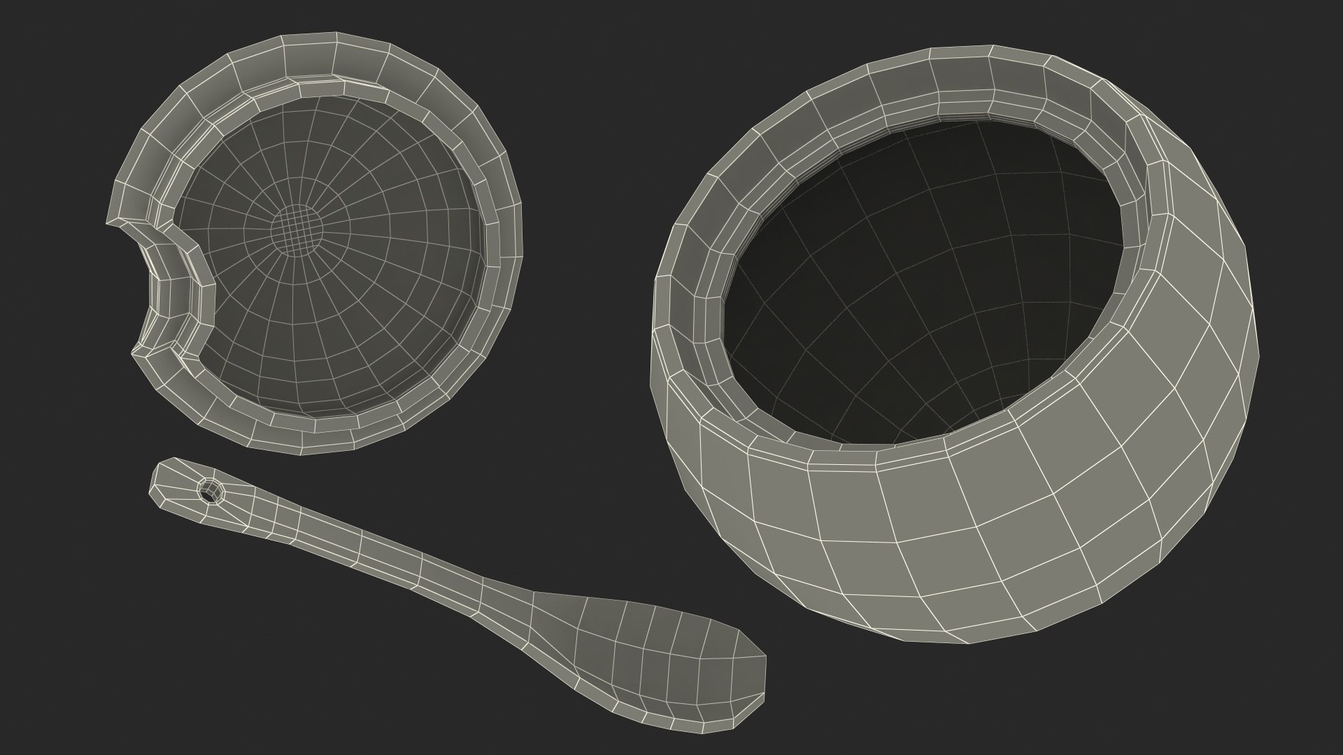 3D Salt Container Black - TurboSquid 1947892