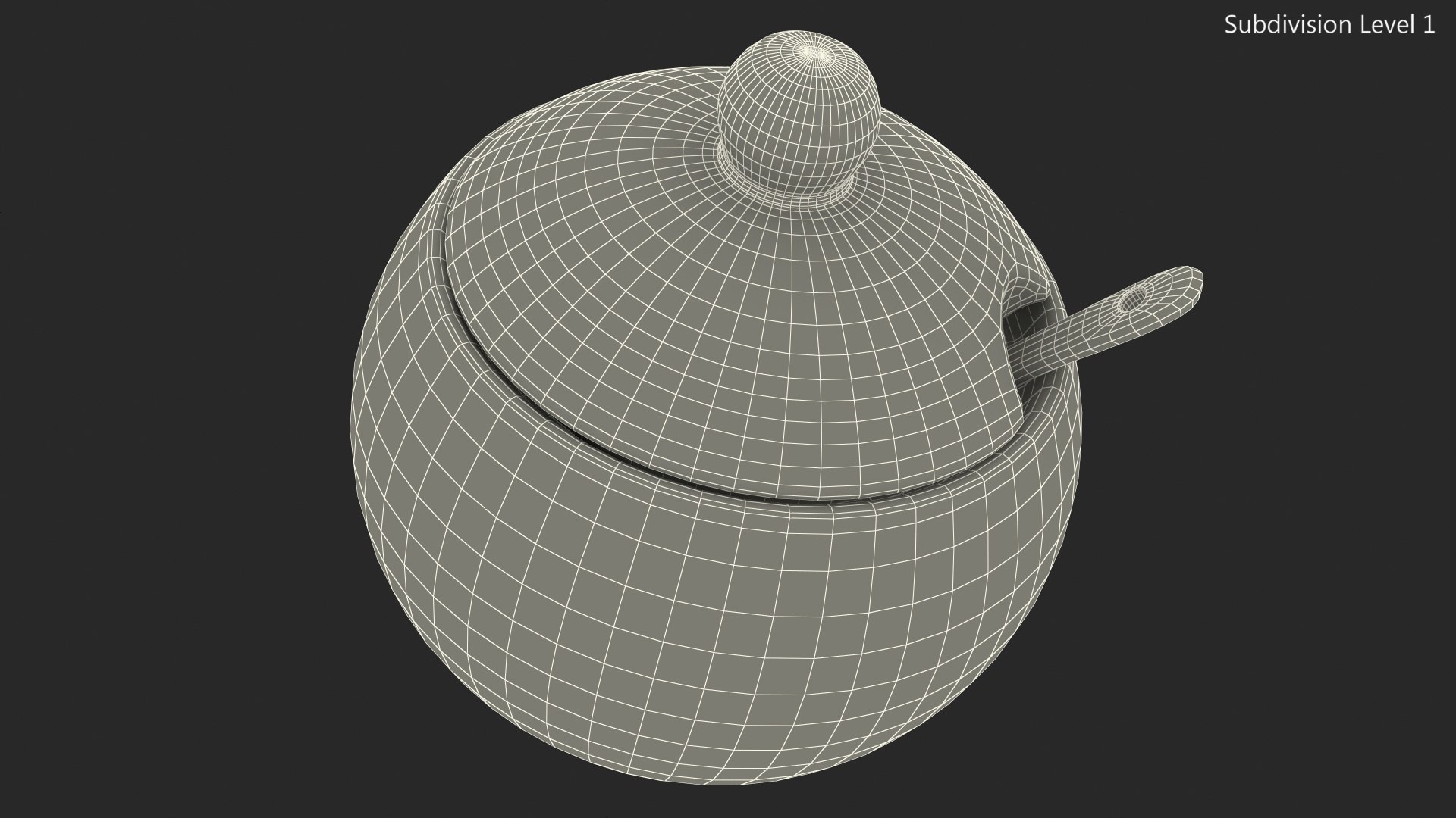 3D Salt Container Black - TurboSquid 1947892