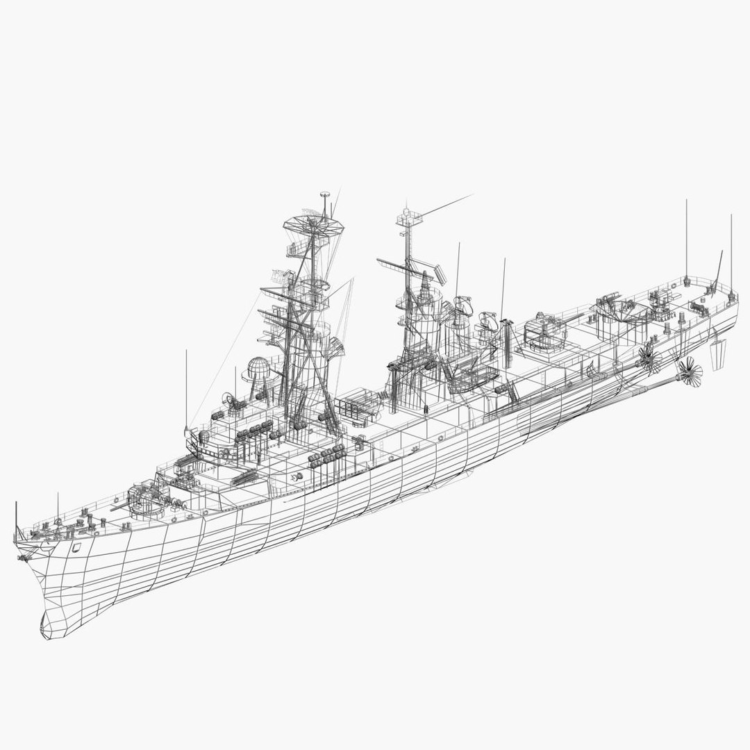 3d Max 103 Class Destroyer German