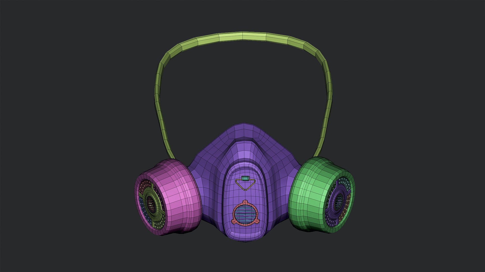 3D Gas Mask Pack Constructor Kitbash - TurboSquid 1814674