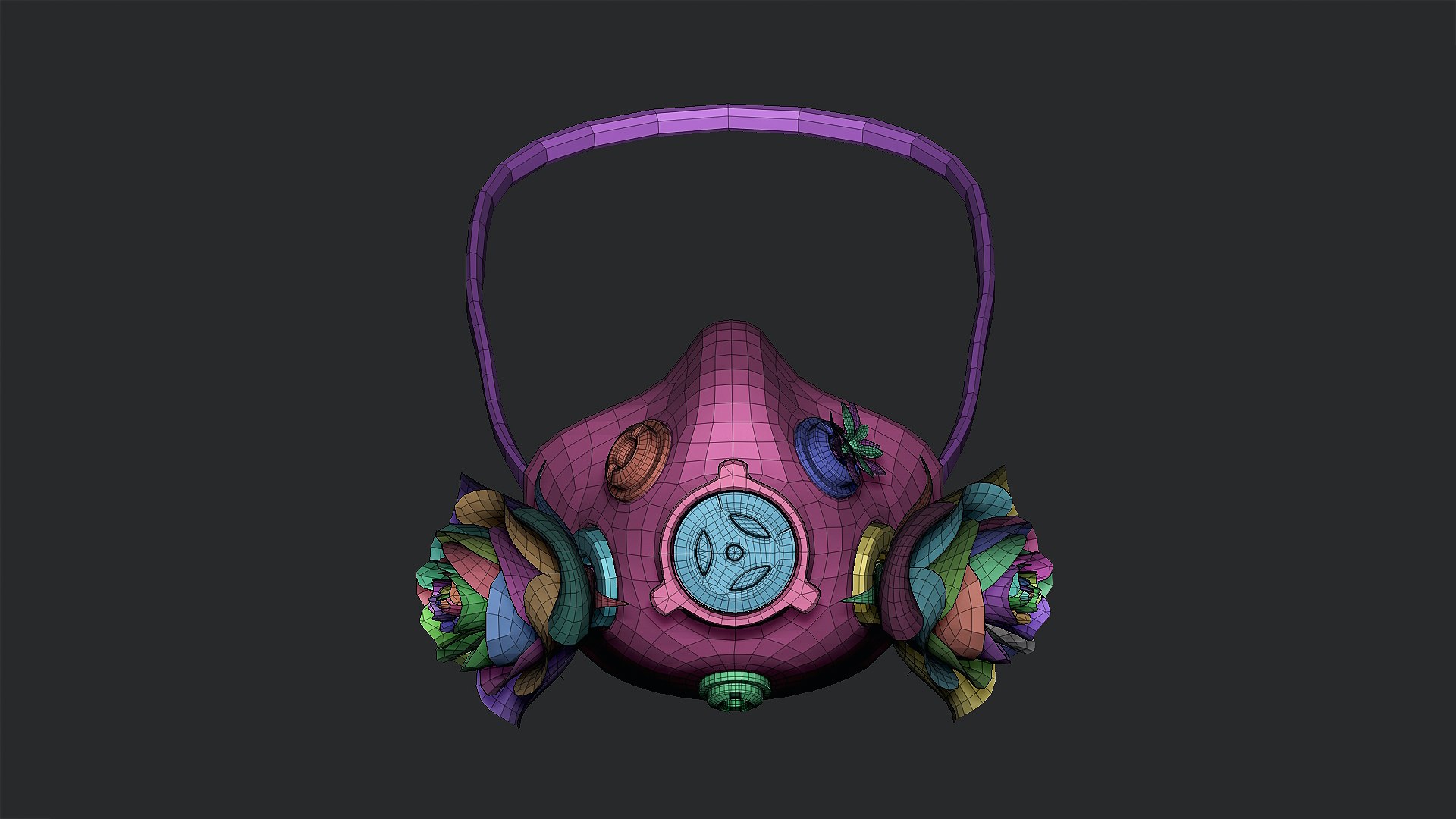 3D Gas Mask Pack Constructor Kitbash - TurboSquid 1814674