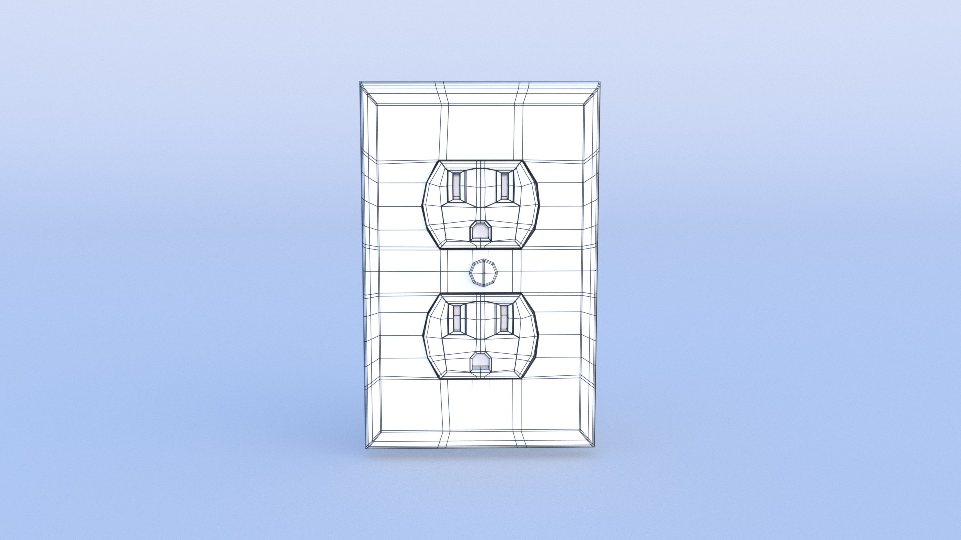 Outlet Architecture Plug Model - TurboSquid 1333421