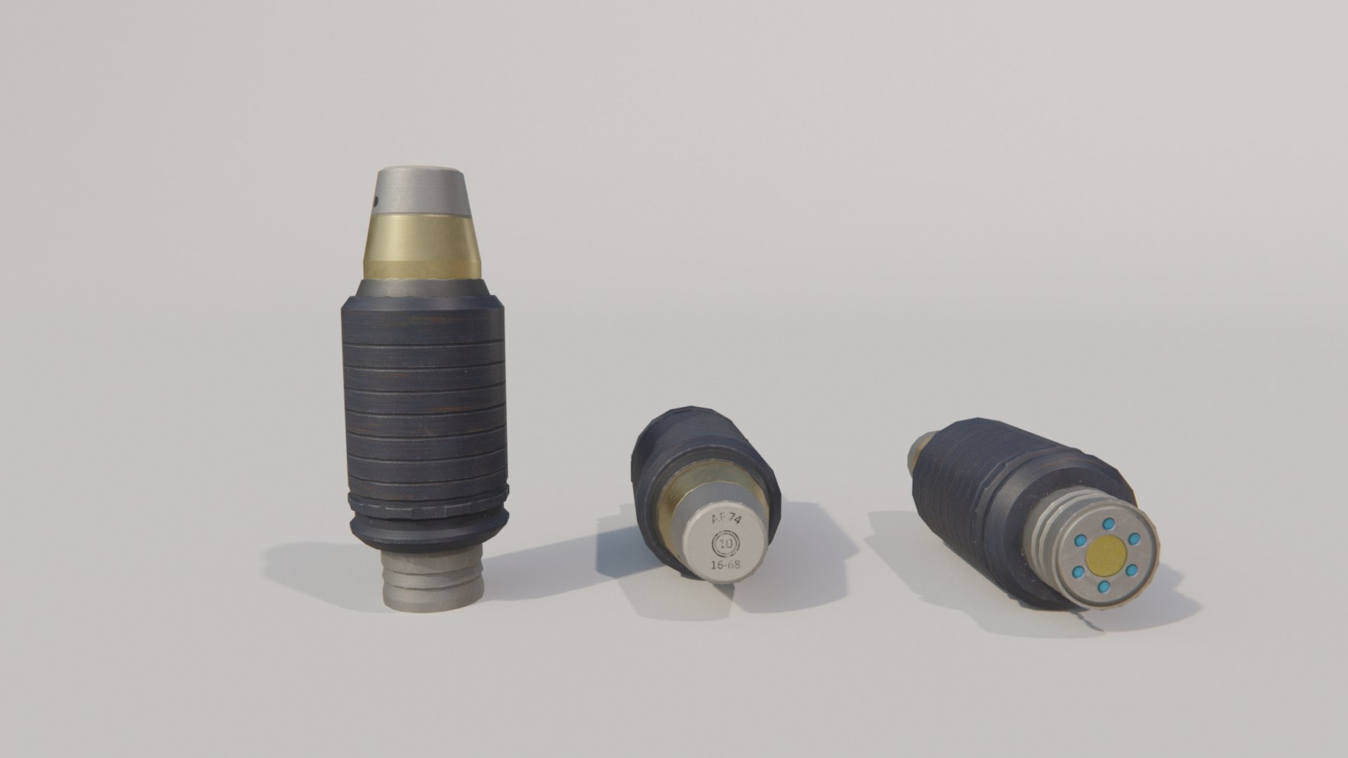 VOG-25K Fragmentation Grenade Shot Launcher 3D Model - TurboSquid 2301483