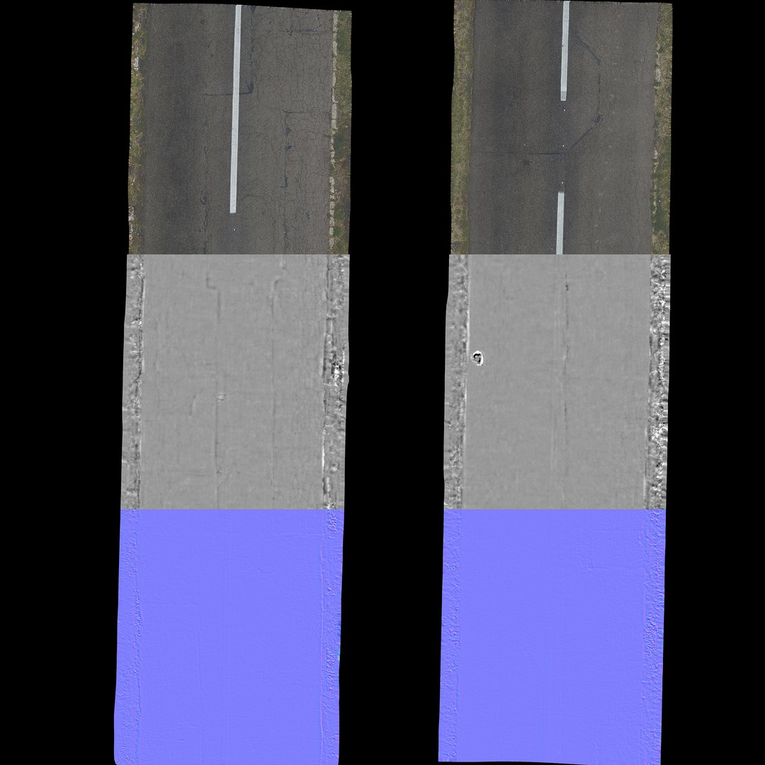 Asphalt Road Scan 3D Model - TurboSquid 1652953