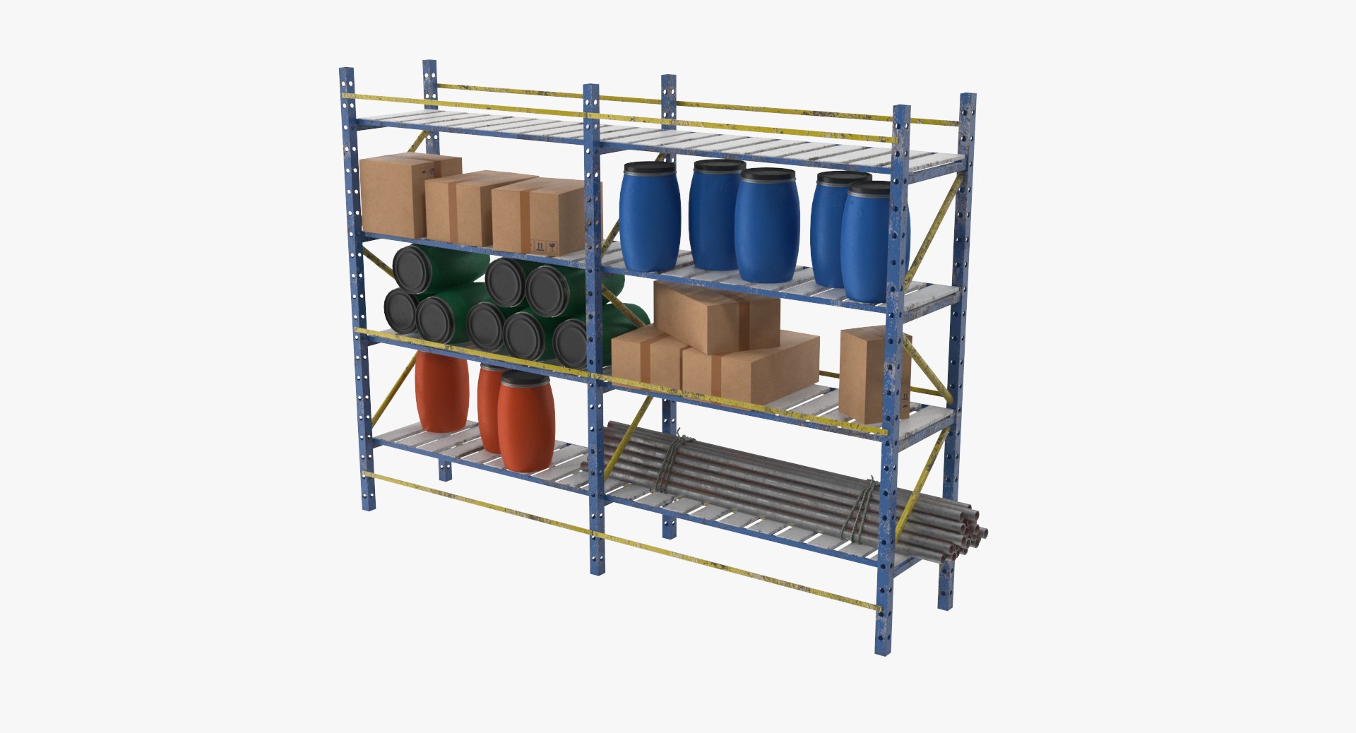 Pallet Rack 3D - TurboSquid 1374526