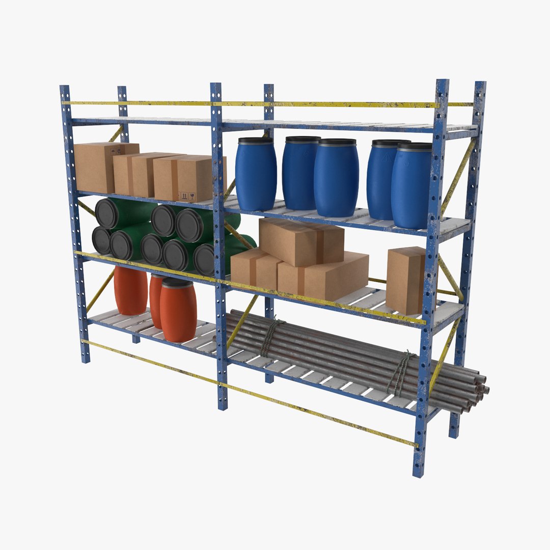 Pallet Rack 3D - TurboSquid 1374526
