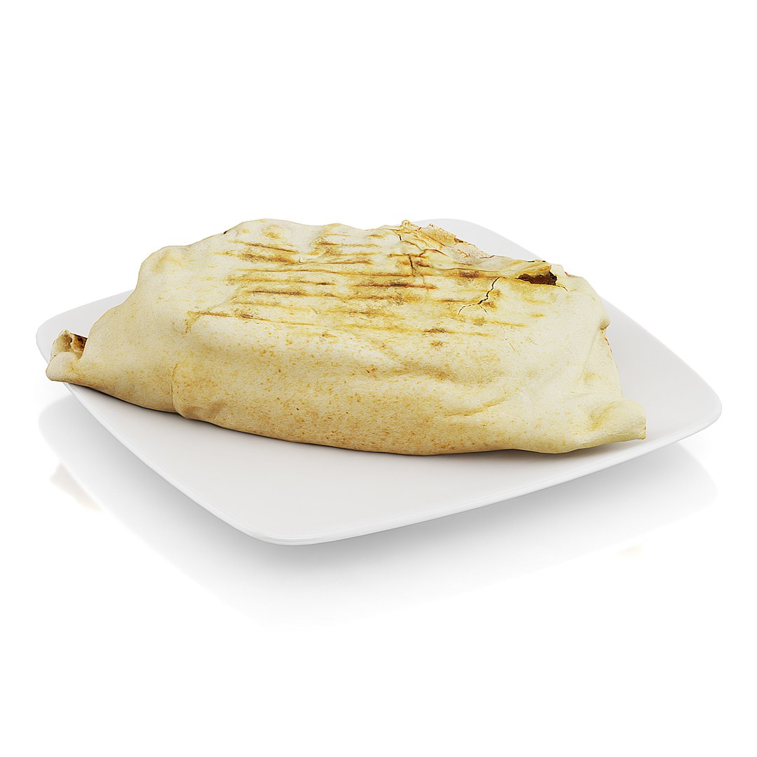 3d Scanned Beef Tortilla Model