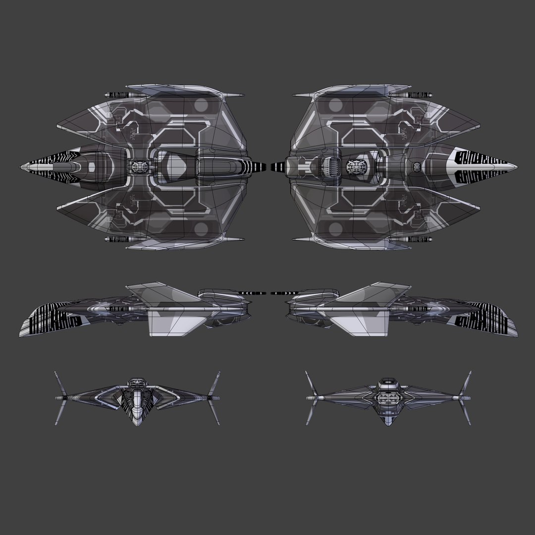 3d Fighter Model