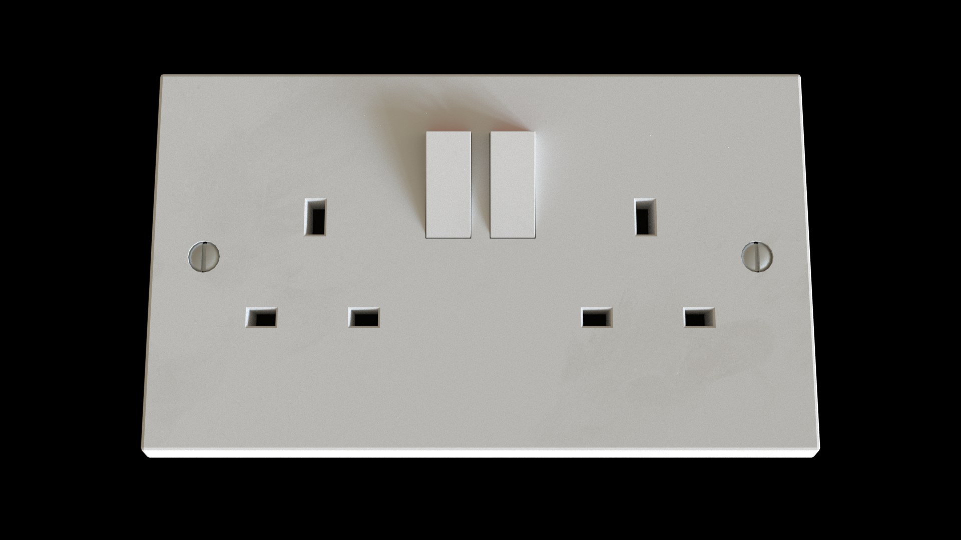 3D Uk Electrical Outlet - TurboSquid 1412056
