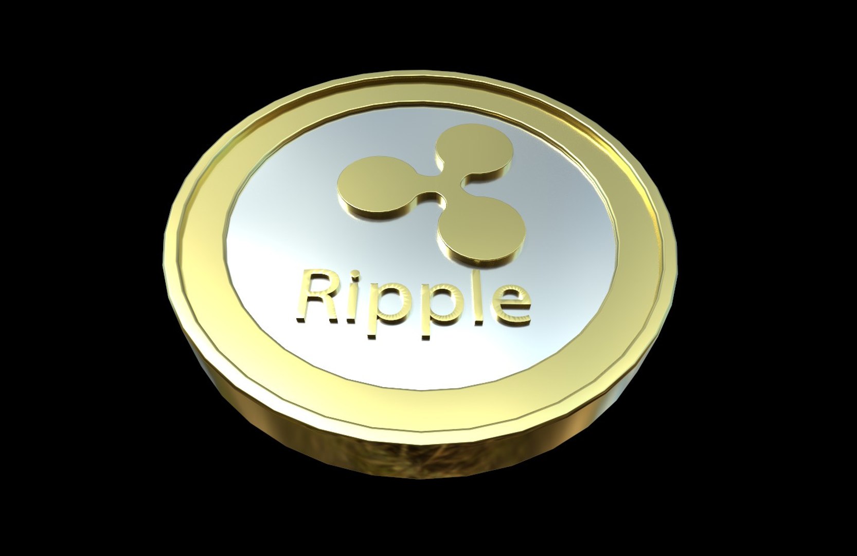 Ripple Cryptocurrency Crypto 3D Model - TurboSquid 1302497