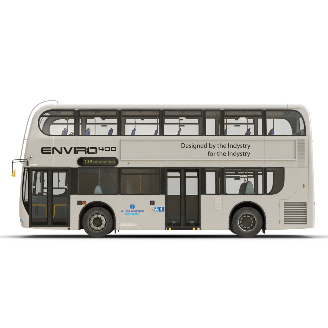 3d model alexander dennis bus enviro400