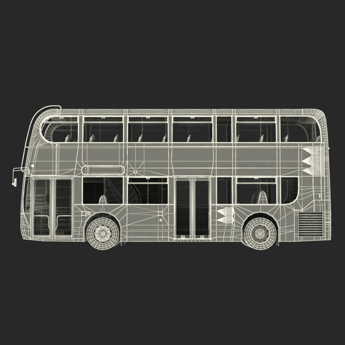 3d model alexander dennis bus enviro400