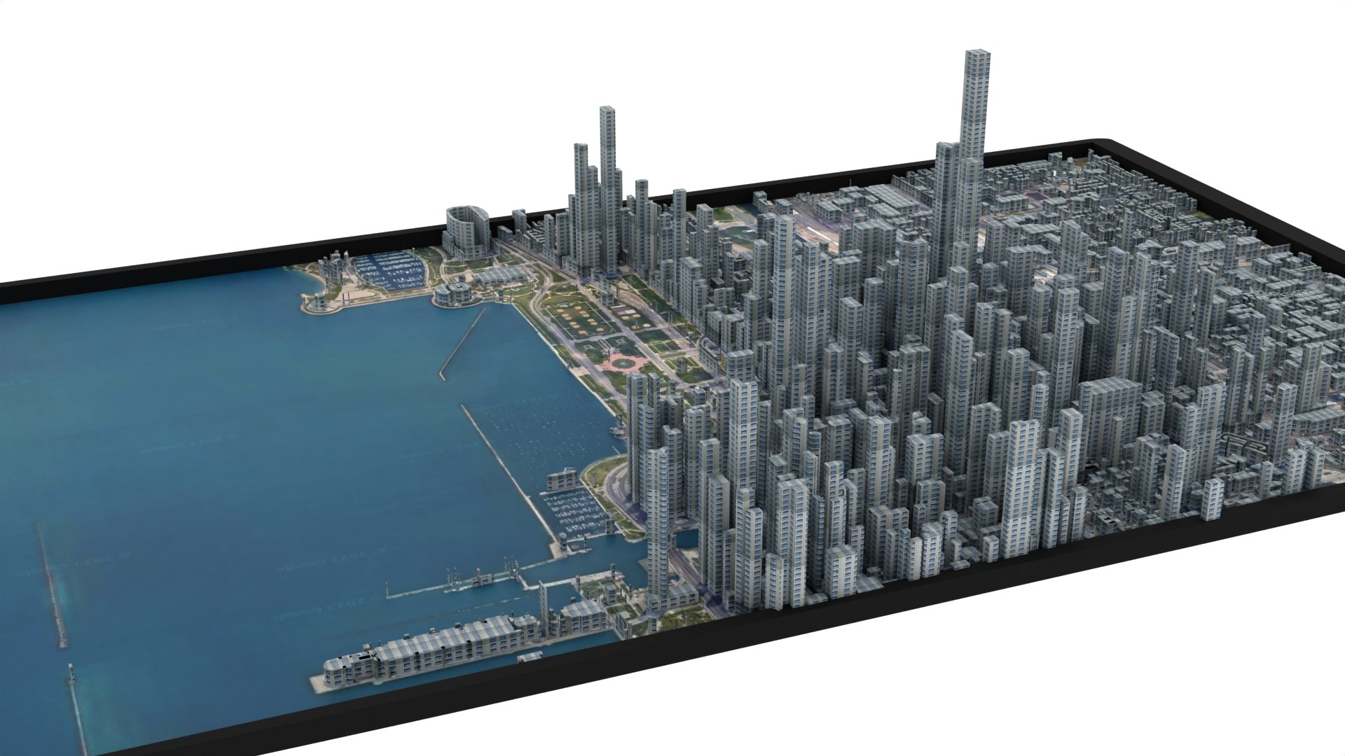City Of Chicago 3D Model - TurboSquid 2035410