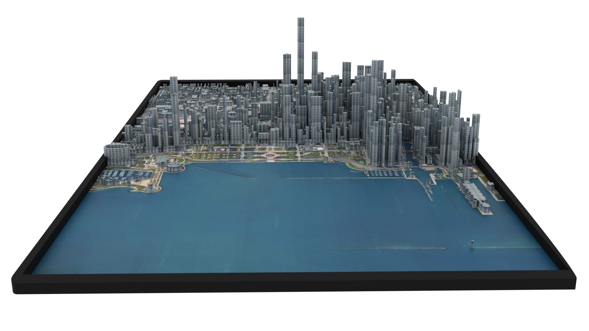 City Of Chicago 3D Model - TurboSquid 2035410