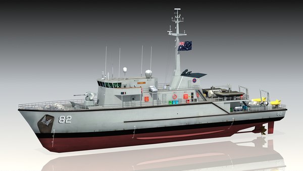 Hmas huon m 3D model - TurboSquid 1668855