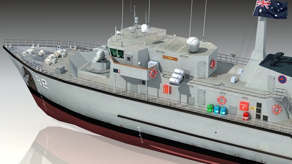 Hmas huon m 3D model - TurboSquid 1668855