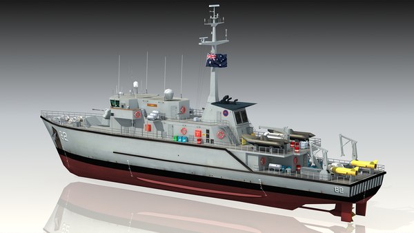 Hmas huon m 3D model - TurboSquid 1668855