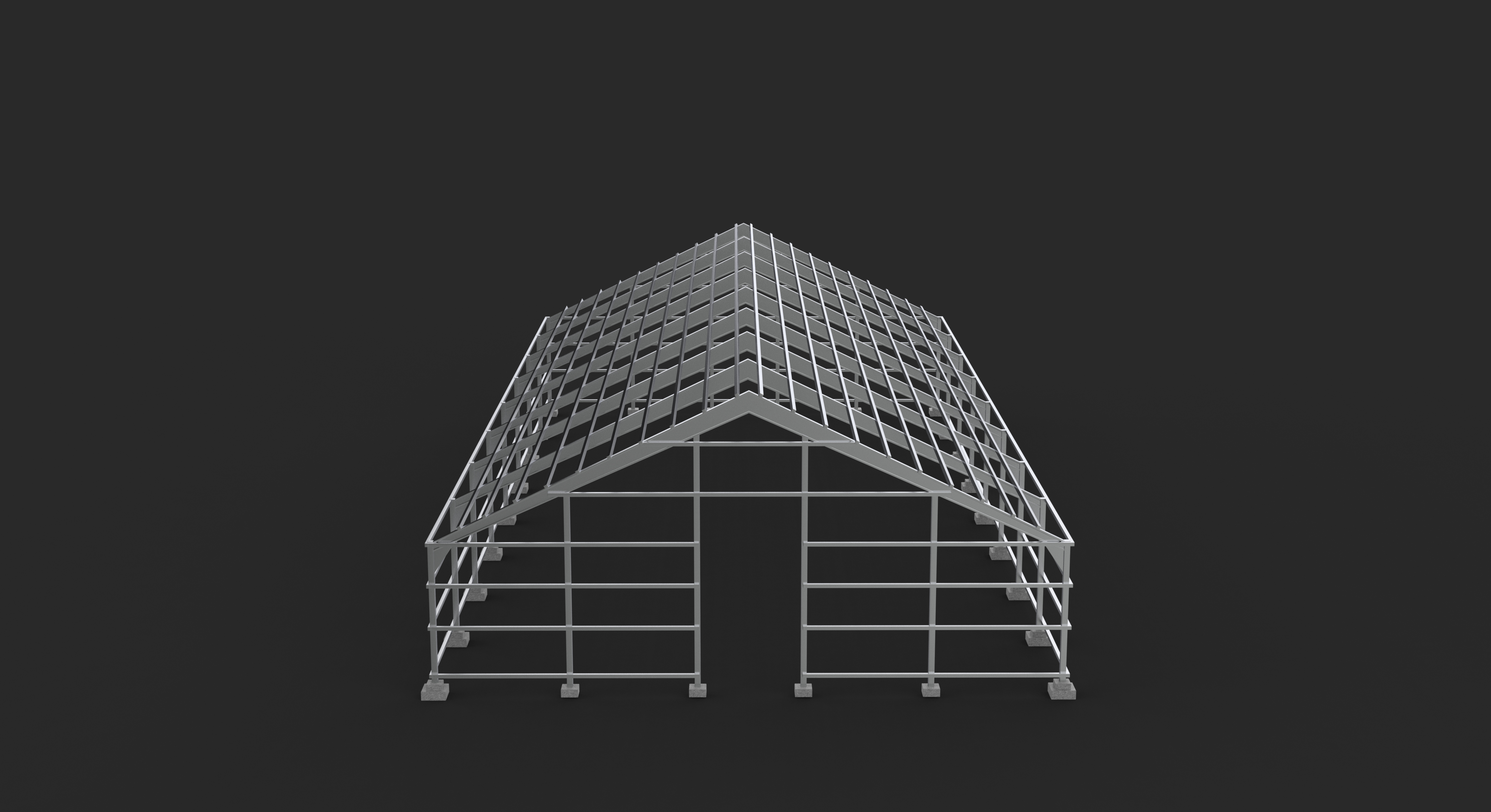 modèle 3D de Modèle 3D de la structure du bâtiment - TurboSquid 2518580