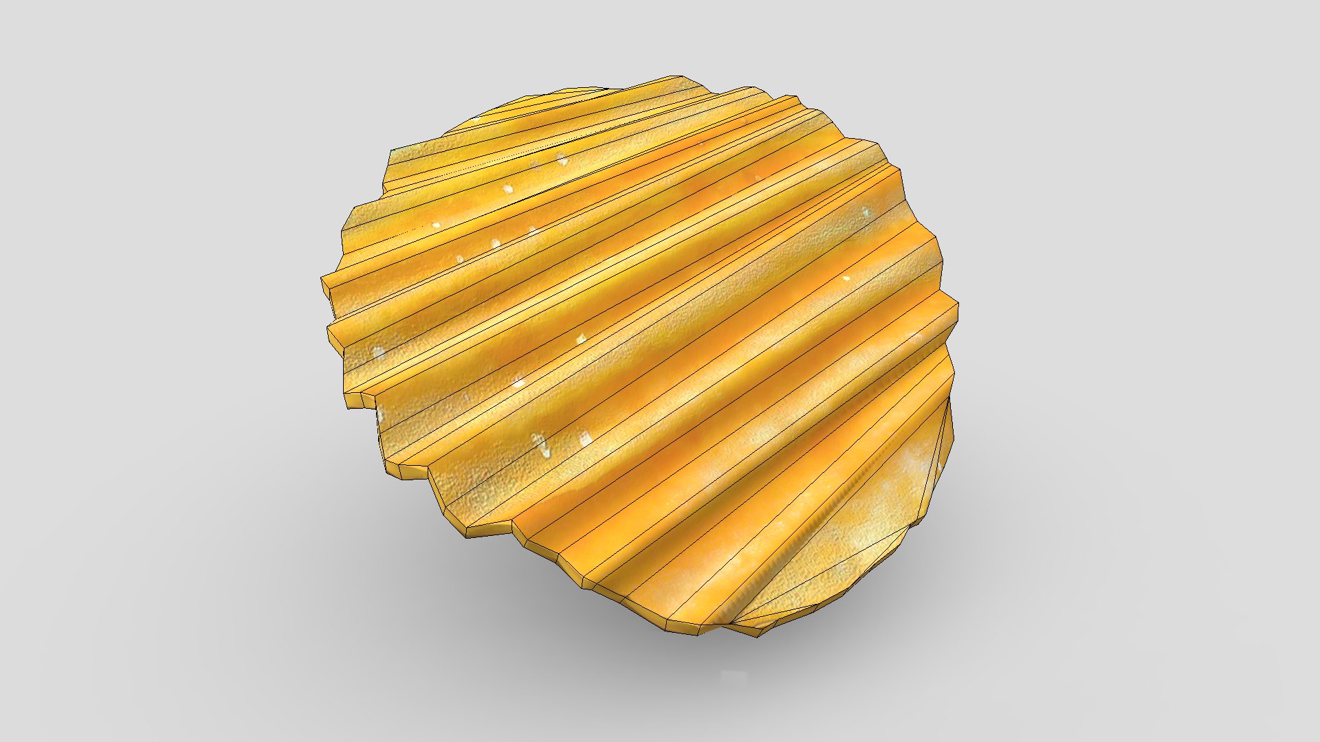 Potato Chip 2 3D Model - TurboSquid 2172991