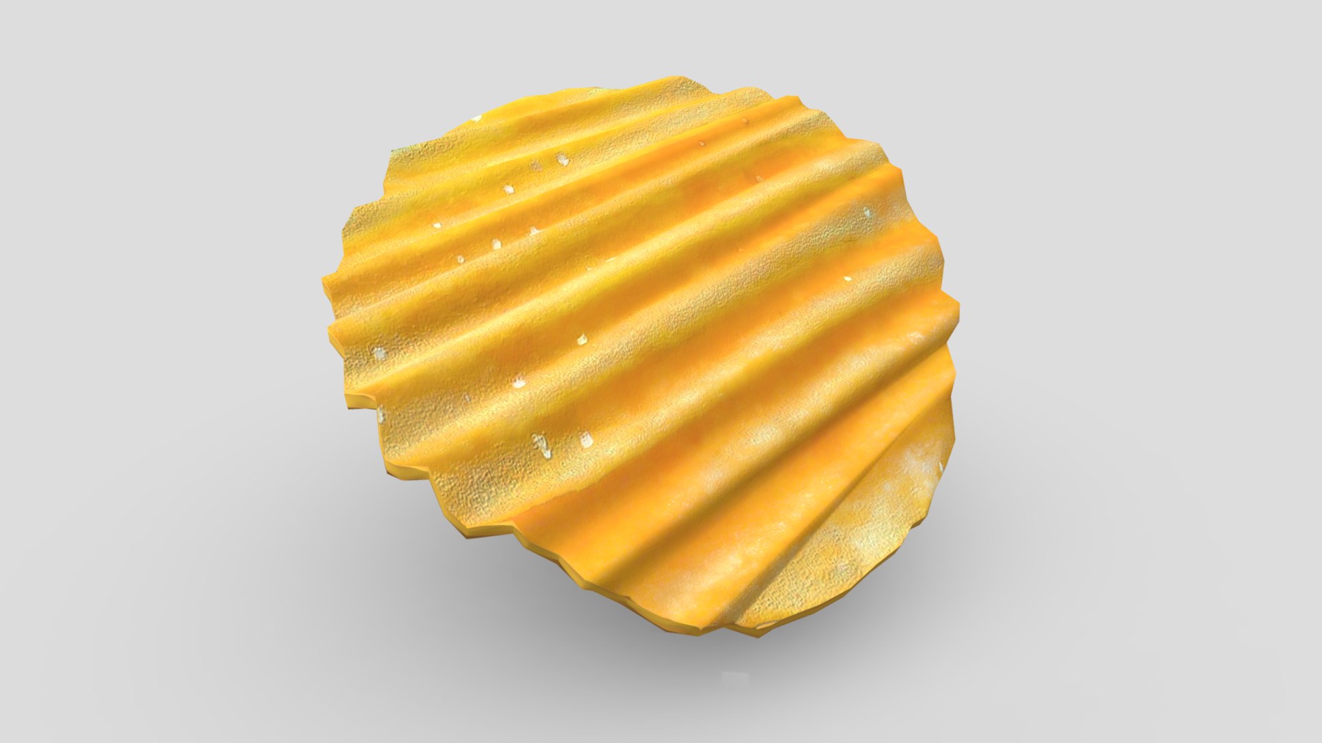 Potato Chip 2 3D Model - TurboSquid 2172991