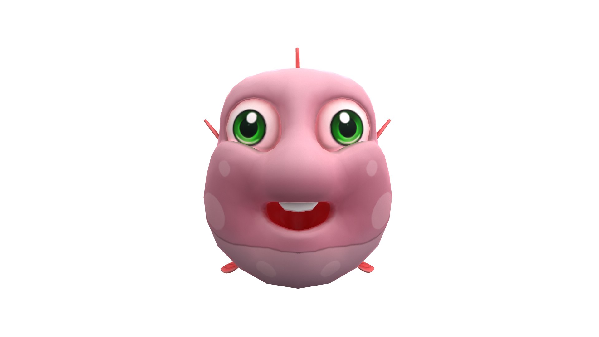 Opah moon fish toon 3D model - TurboSquid 1585512