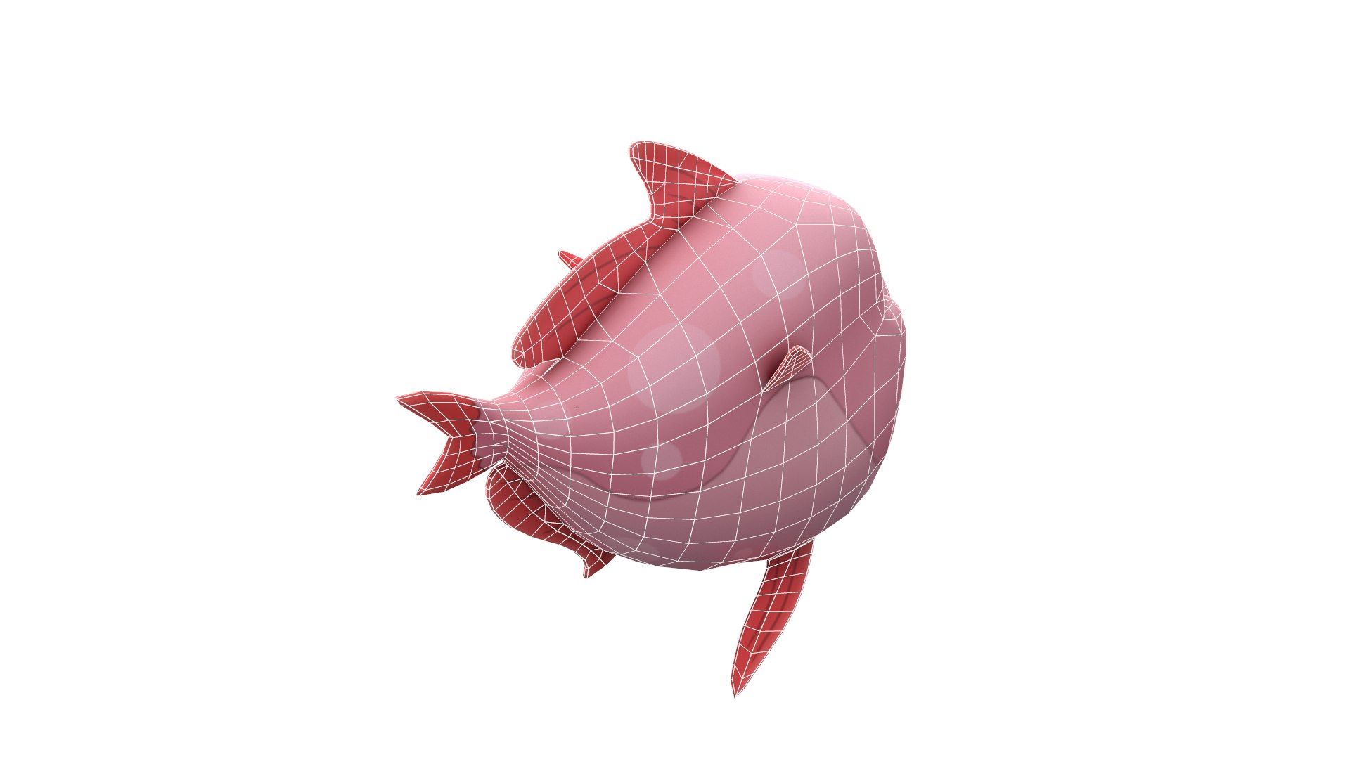 Opah moon fish toon 3D model - TurboSquid 1585512