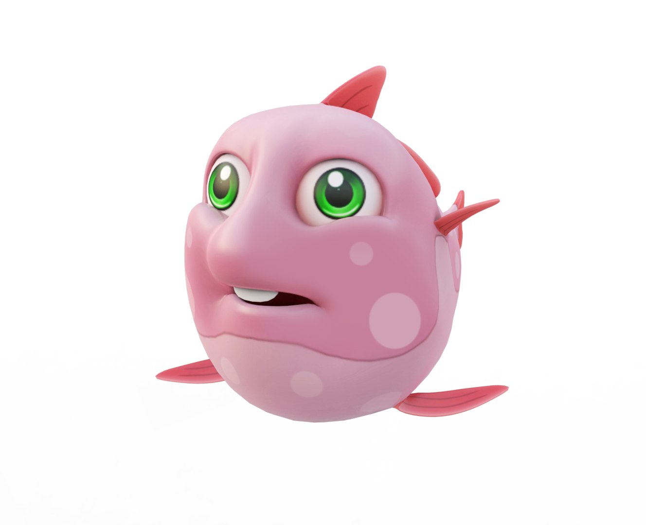 Opah moon fish toon 3D model - TurboSquid 1585512