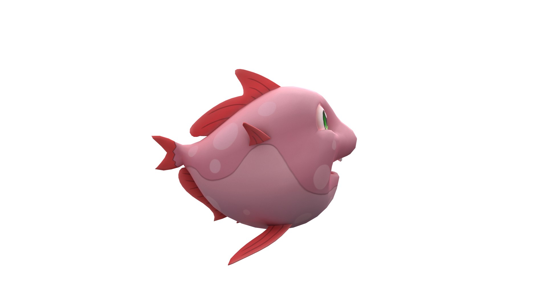 Opah moon fish toon 3D model - TurboSquid 1585512