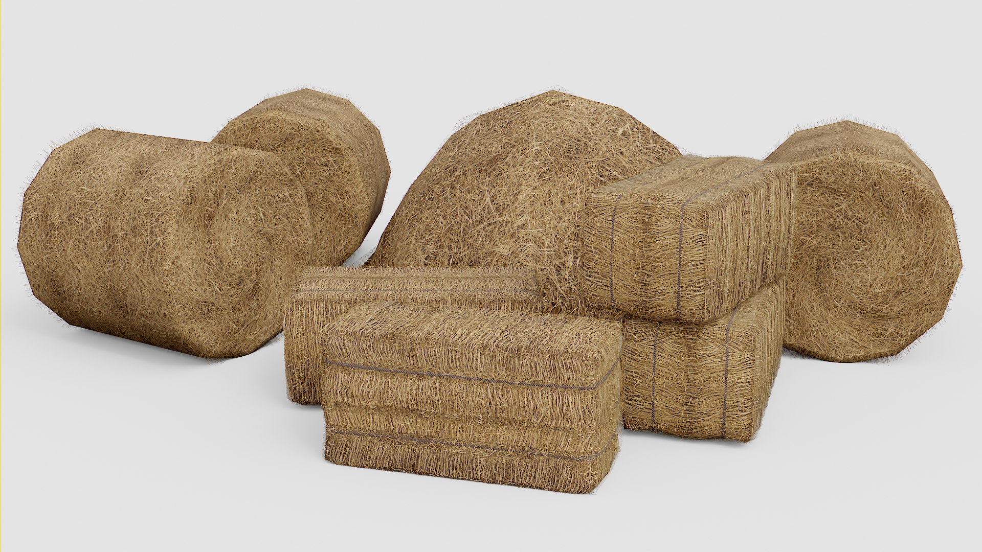 3D Hay Collection - TurboSquid 2276088