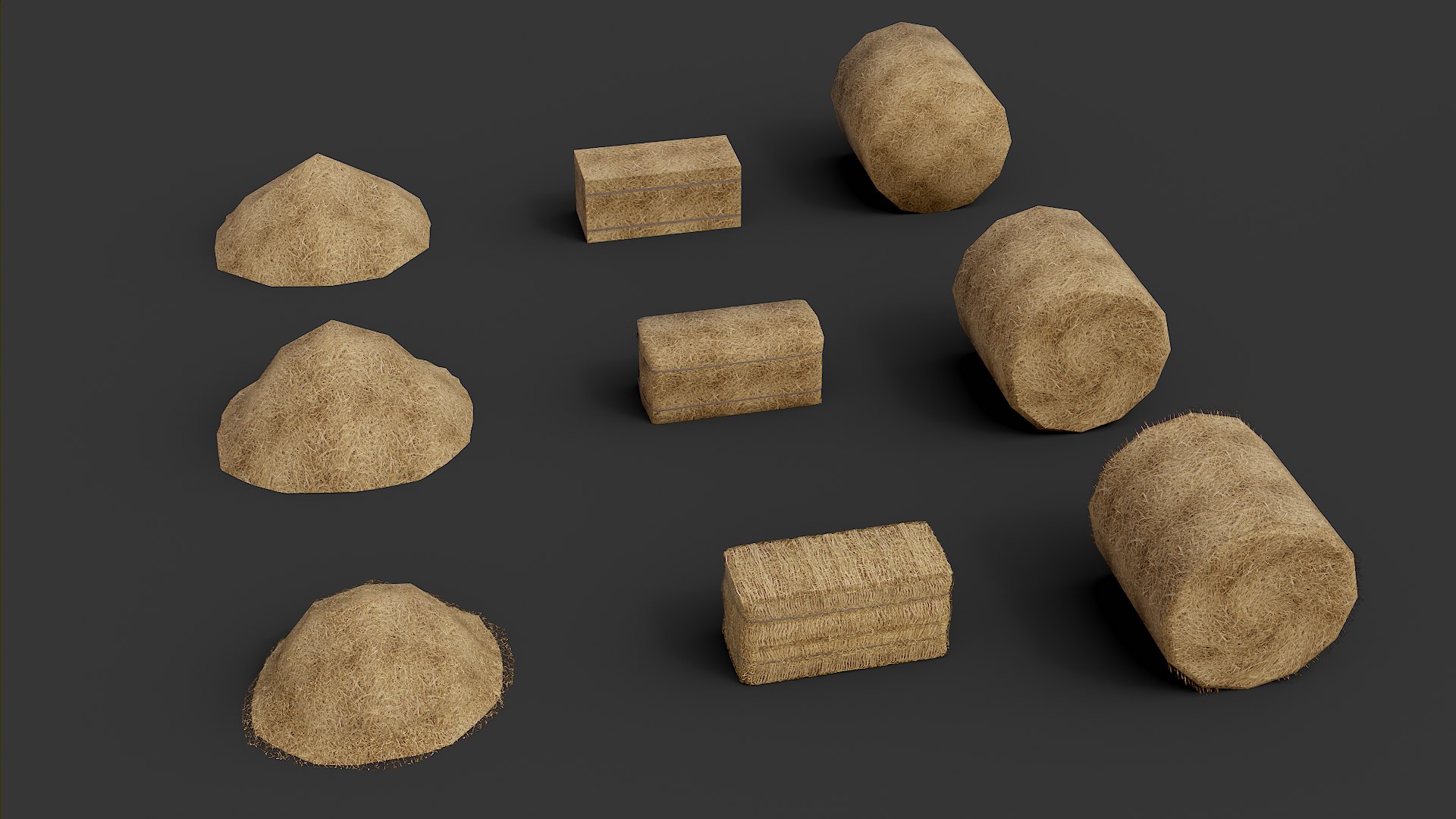 3D Hay Collection - TurboSquid 2276088