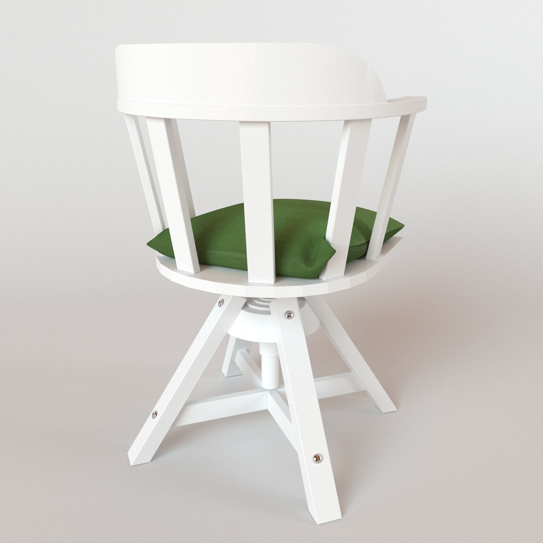 3d model ikea feodor swivel chair