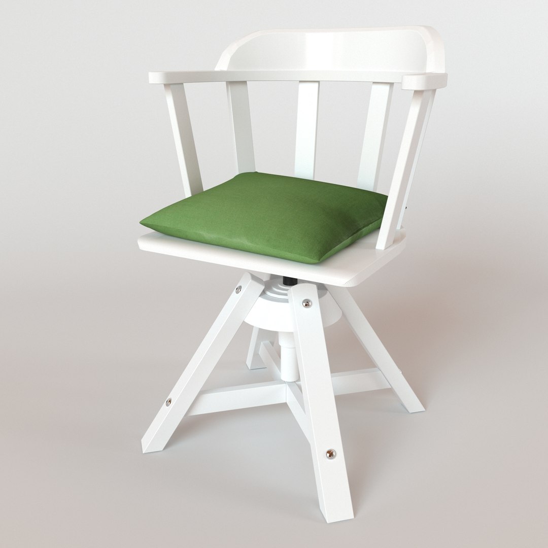 3d model ikea feodor swivel chair