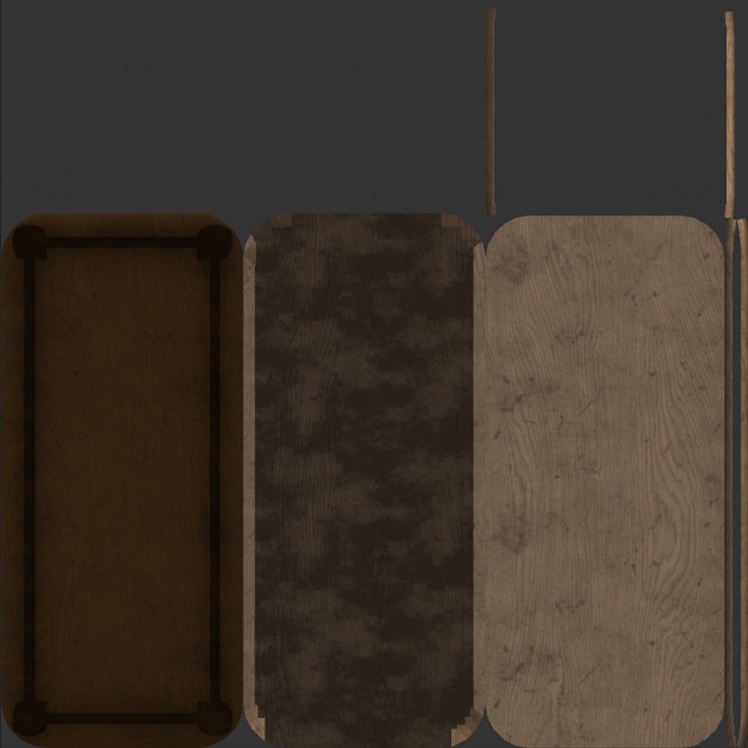 Victorian Table 3D Model - TurboSquid 2242266