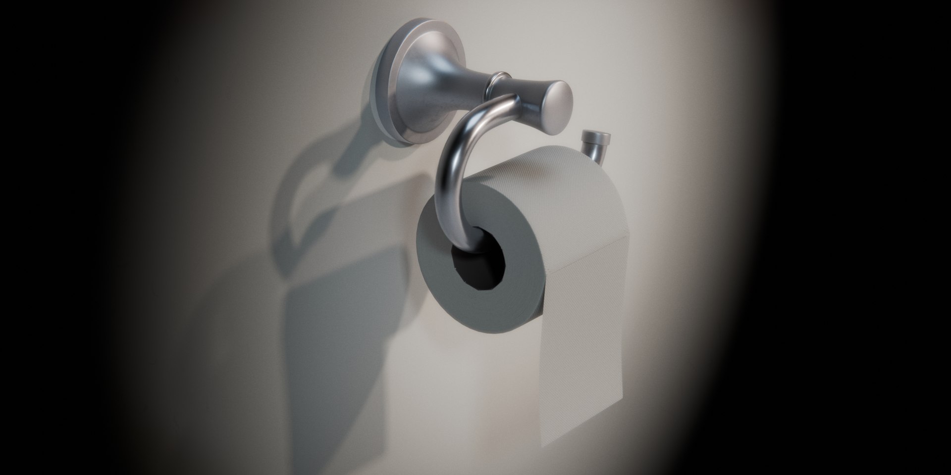3D Toilet Paper Holder 01 - TurboSquid 2366578