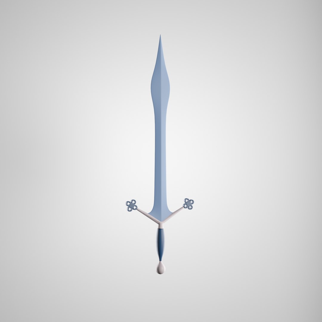 Stylized Knight Sword Traits NFT 3D Model - TurboSquid 1942867