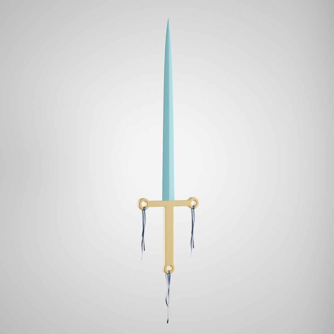 Stylized Knight Sword Traits NFT 3D Model - TurboSquid 1942867