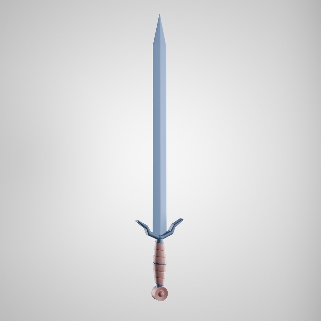 Stylized Knight Sword Traits NFT 3D Model - TurboSquid 1942867