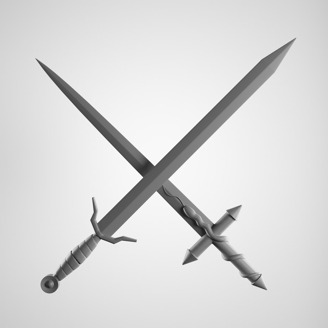 Stylized Knight Sword Traits NFT 3D Model - TurboSquid 1942867