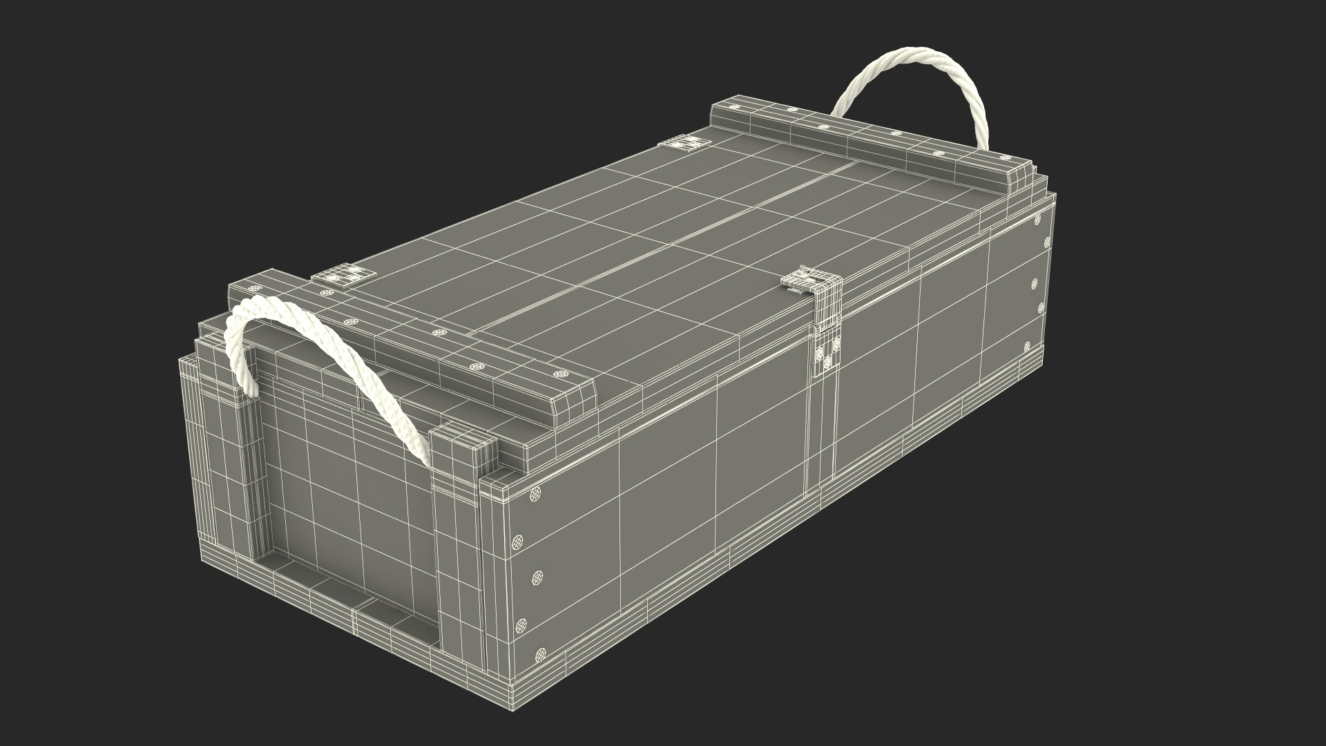 3D Model Military Ammunition Crate - TurboSquid 2224677