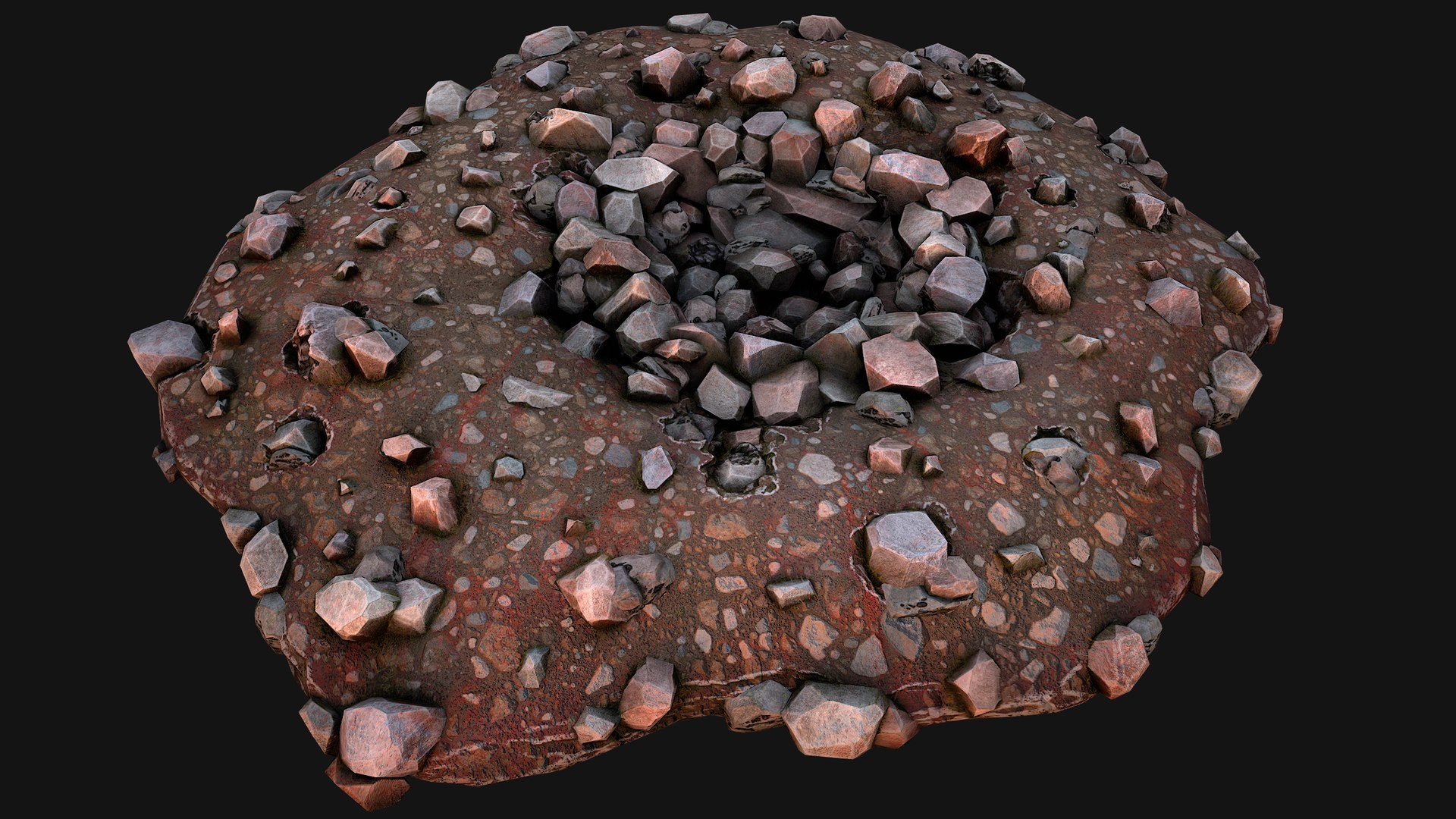 Coal Ore Deposits Mine Environment 3D - TurboSquid 2349835