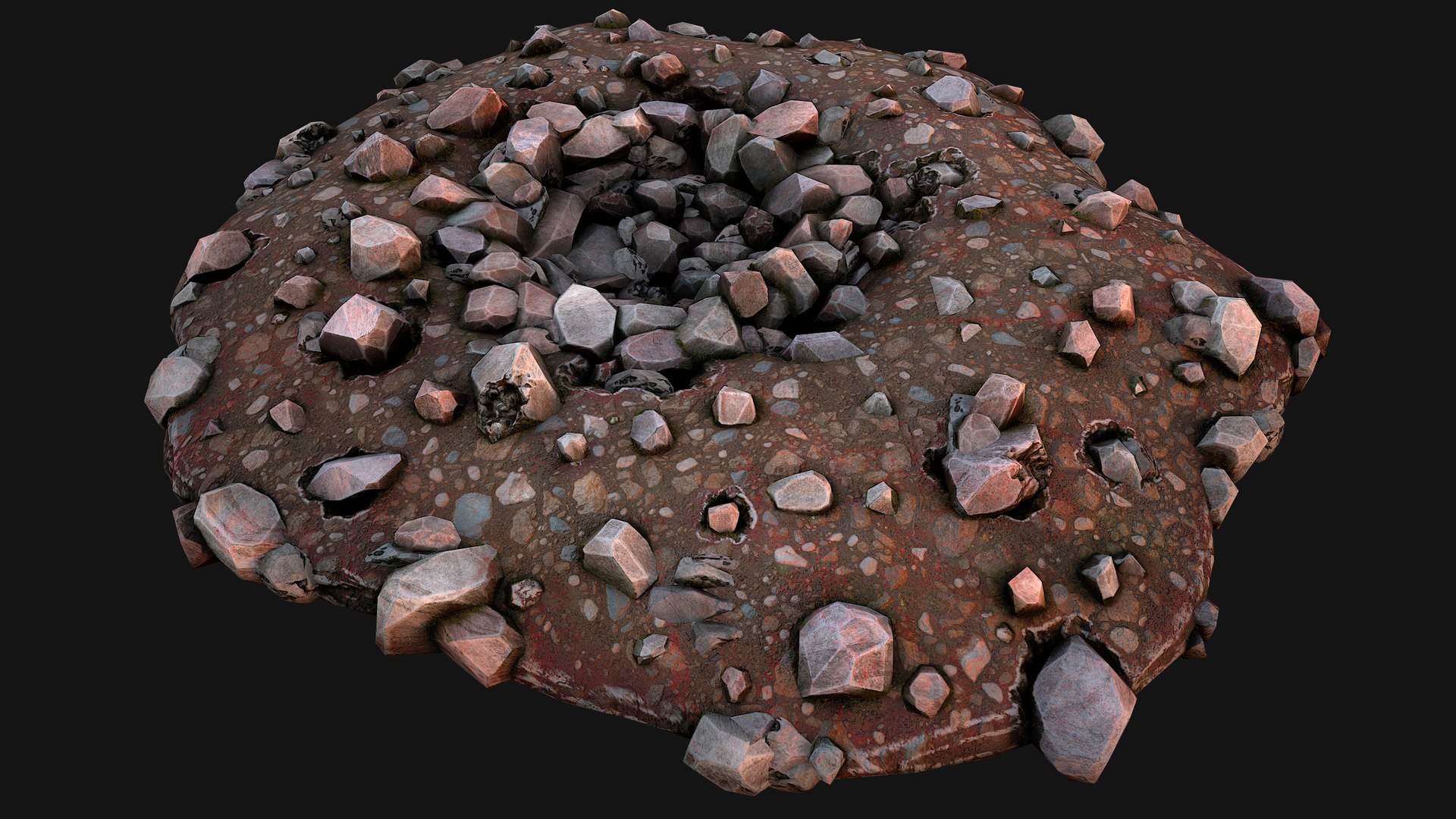 Coal Ore Deposits Mine Environment 3D - TurboSquid 2349835
