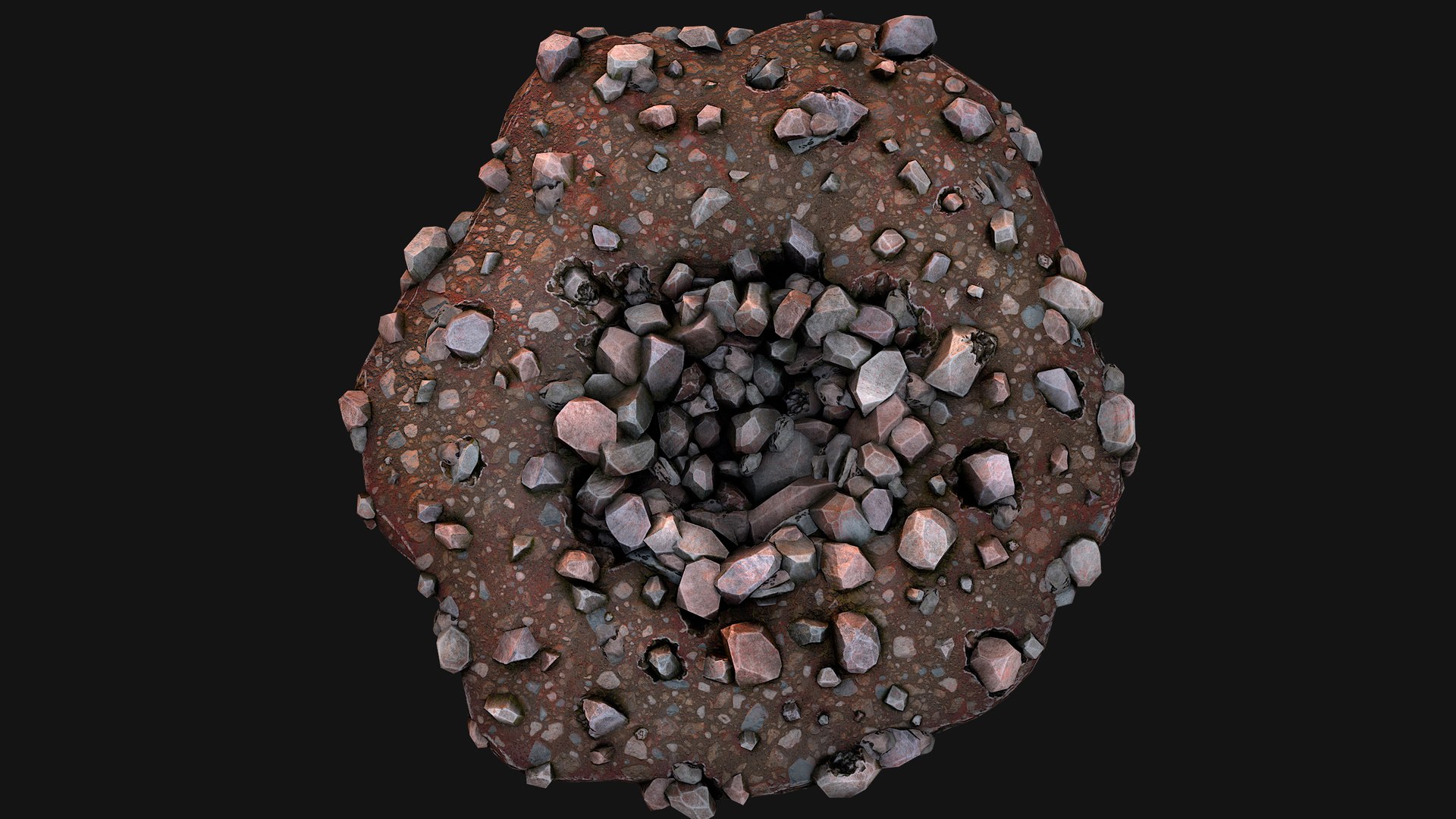 Coal Ore Deposits Mine Environment 3D - TurboSquid 2349835